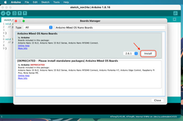 Getting Started with Arduino RP2040 Connect and Arduino IDE